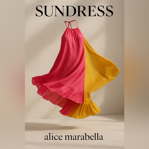 Sundress | Dresses | Sundress Alice Marbella Dress Ml Pink Gold ...